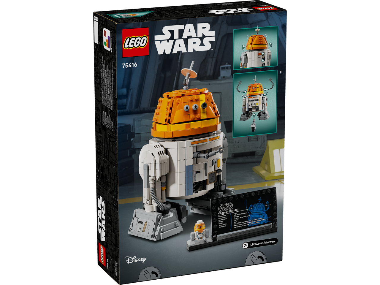 LEGO Star Wars 75416 Chopper (C1-10P) Astromech Droid - Toy Store