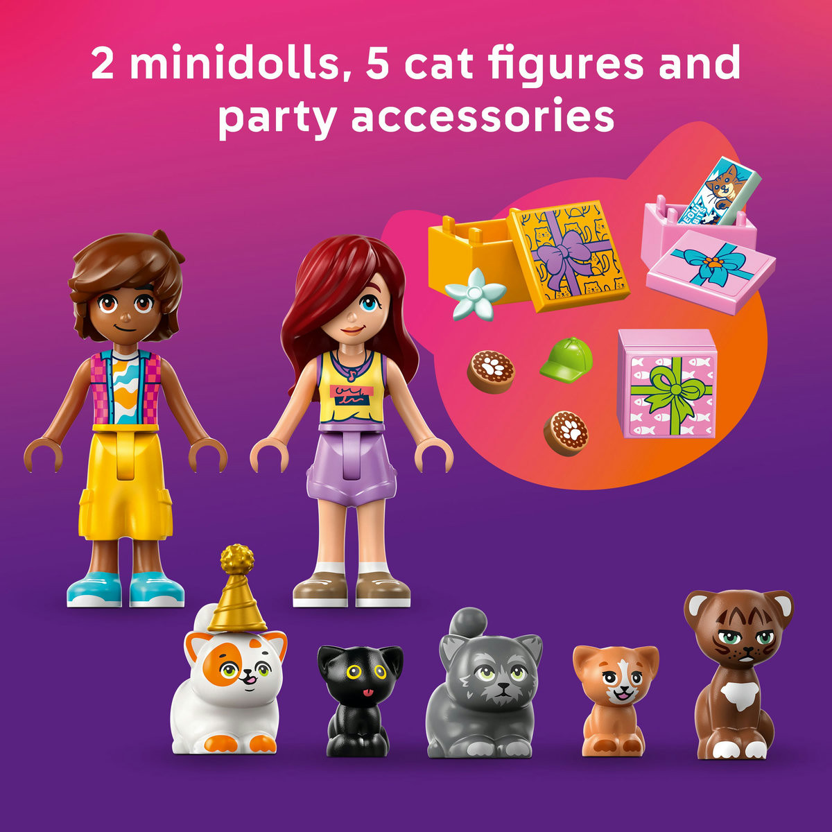 LEGO Friends 42666 Cat Birthday Party & Tree House - Toy Store