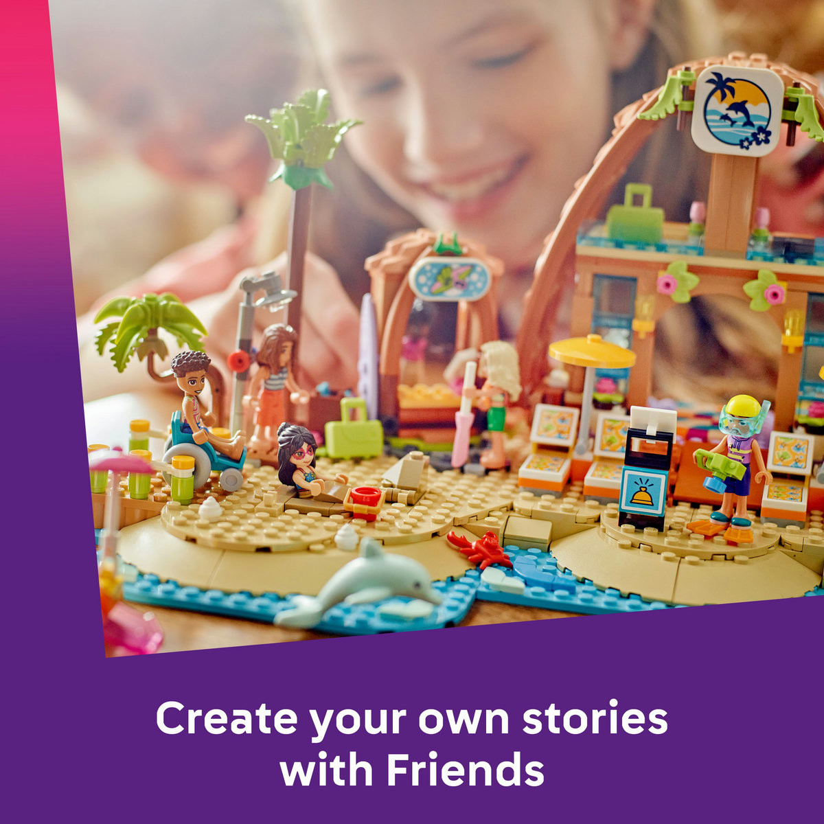 LEGO Friends 42673 Family Vacation Beach Resort - Toy Store