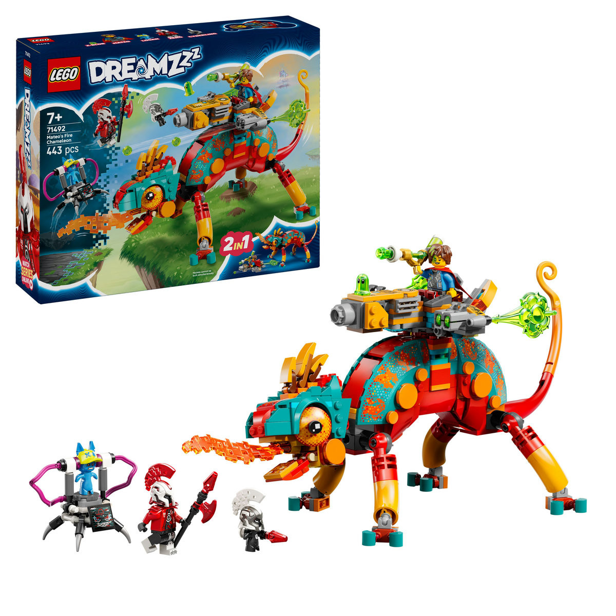 LEGO DREAMZzz 71492 Mateo's Fire Chameleon - Toy Store