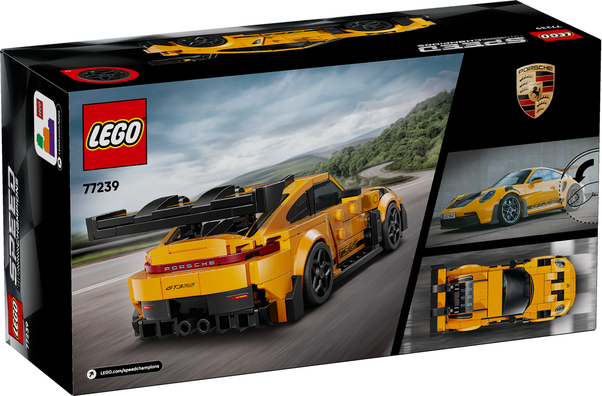 LEGO Speed Champions 77239 Porsche 911 GT3 RS Super Car - Toy Store