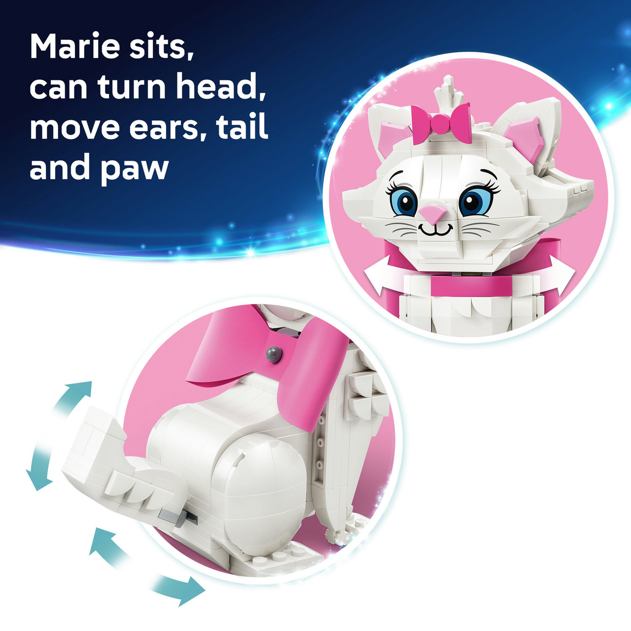 LEGO Disney Classic 43286 The Aristocats Adorable Marie - Toy Store