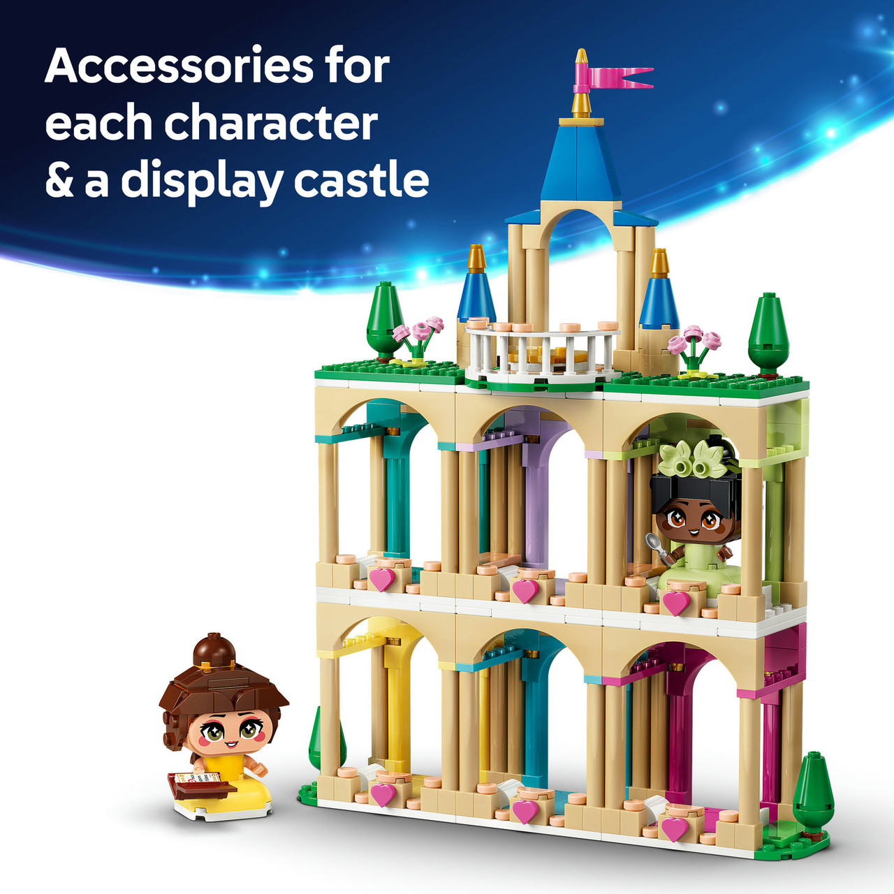 LEGO Disney Princess 43291 Mini Belle & Tiana with Castle - Toy Store