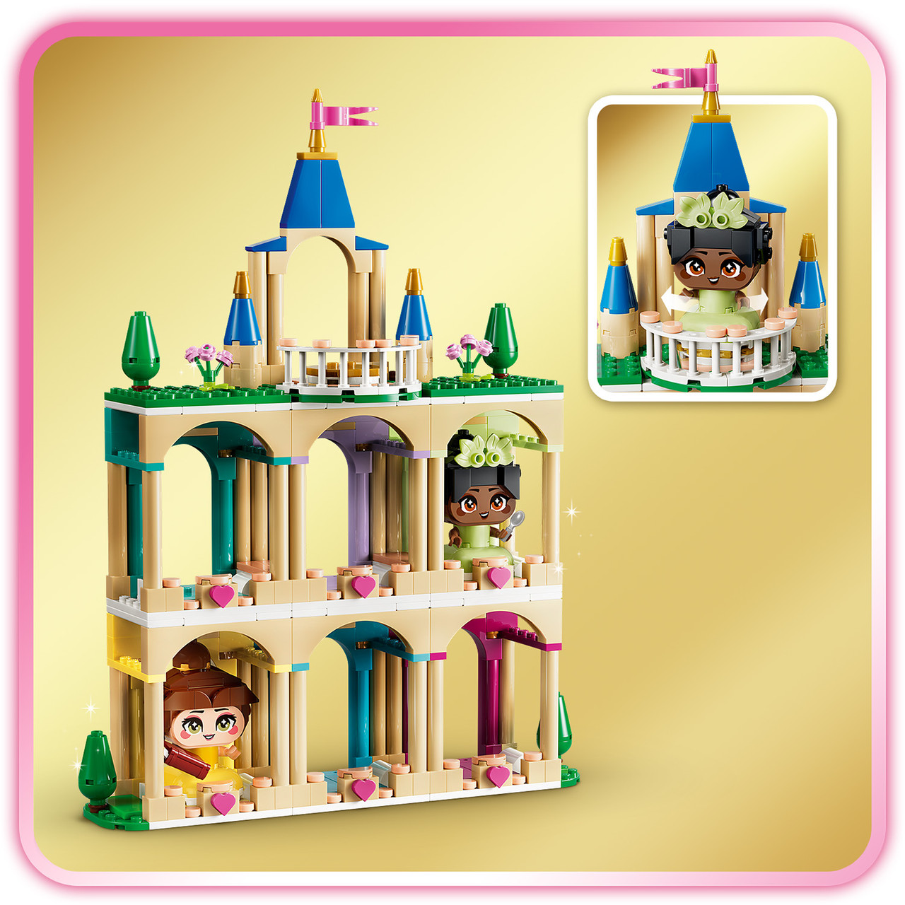 LEGO Disney Princess 43291 Mini Belle & Tiana with Castle - Toy Store