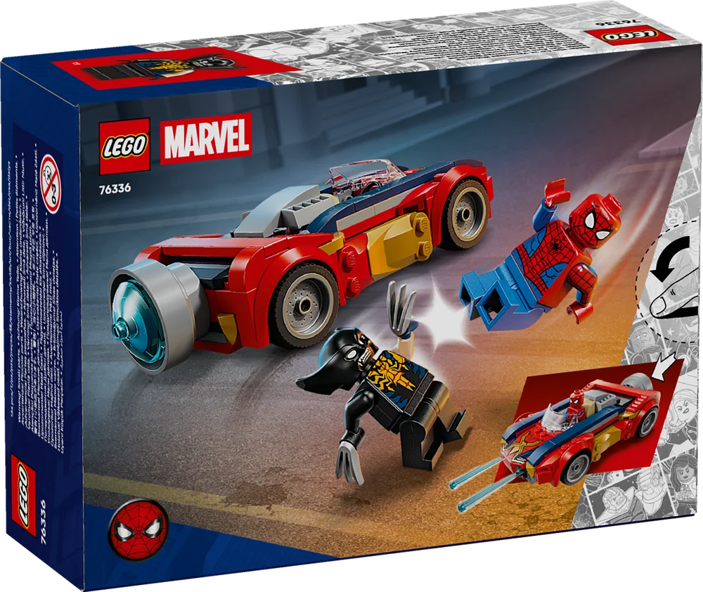LEGO Marvel 76336 Spider-Man Car vs. Venomized Wolverine - Toy Store