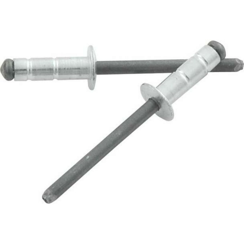 3/16" Multigrip Rivets, Steel, 3/8" Head, Box of 250