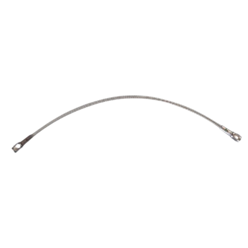 Goodridge Braided Steel Brake Line - Straight End - 14 inches