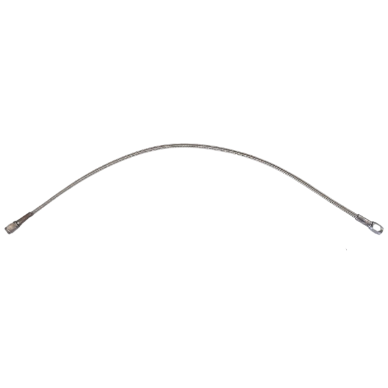 Goodridge Braided Steel Brake Line - Straight End - 18 inches