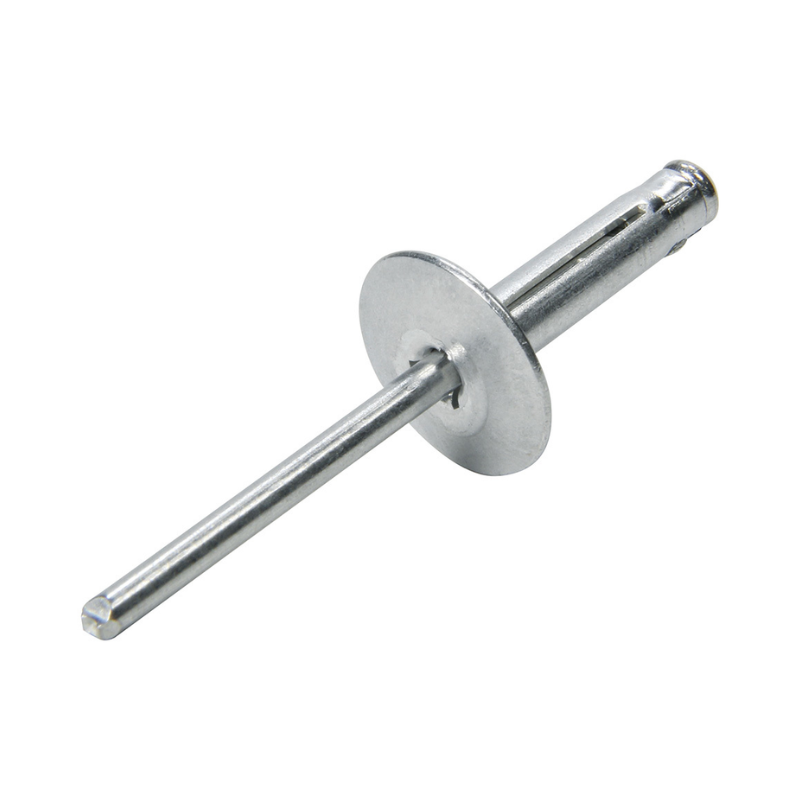 3/16" Trifold Rivets, Aluminum, 5/8" Head, Box of 250