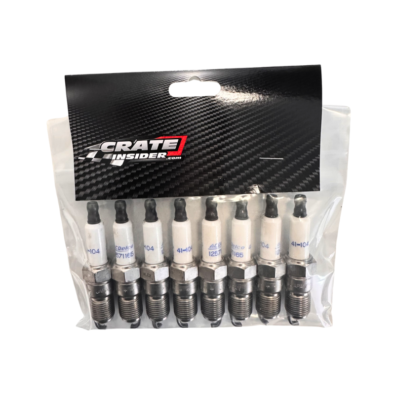 AC Delco CT 525 Spark Plugs 12571165- 41-104 (Set of 8) - Bulk Packaging