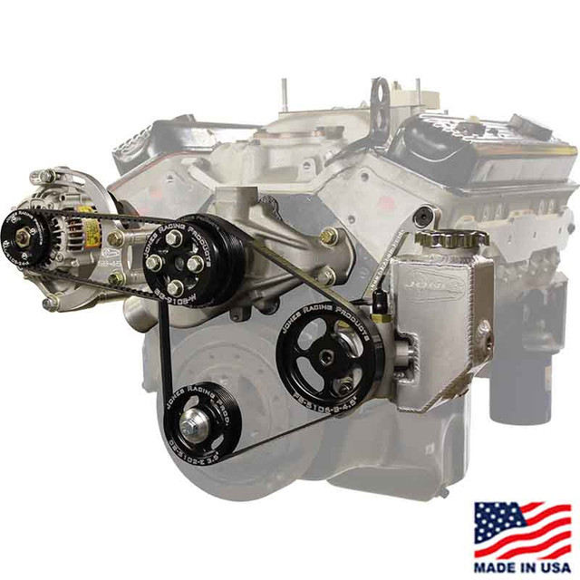 Complete SBC Belt Drive System by Jones Racing Products