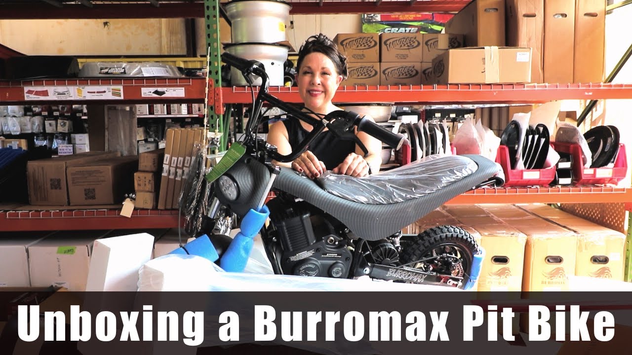 Product Spotlight - Unboxing a Burromax Pit Bike - Crateinsider