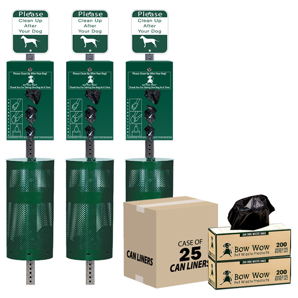 Premier Dog Waste Stations,Commercial Grade Doggie Waste Station