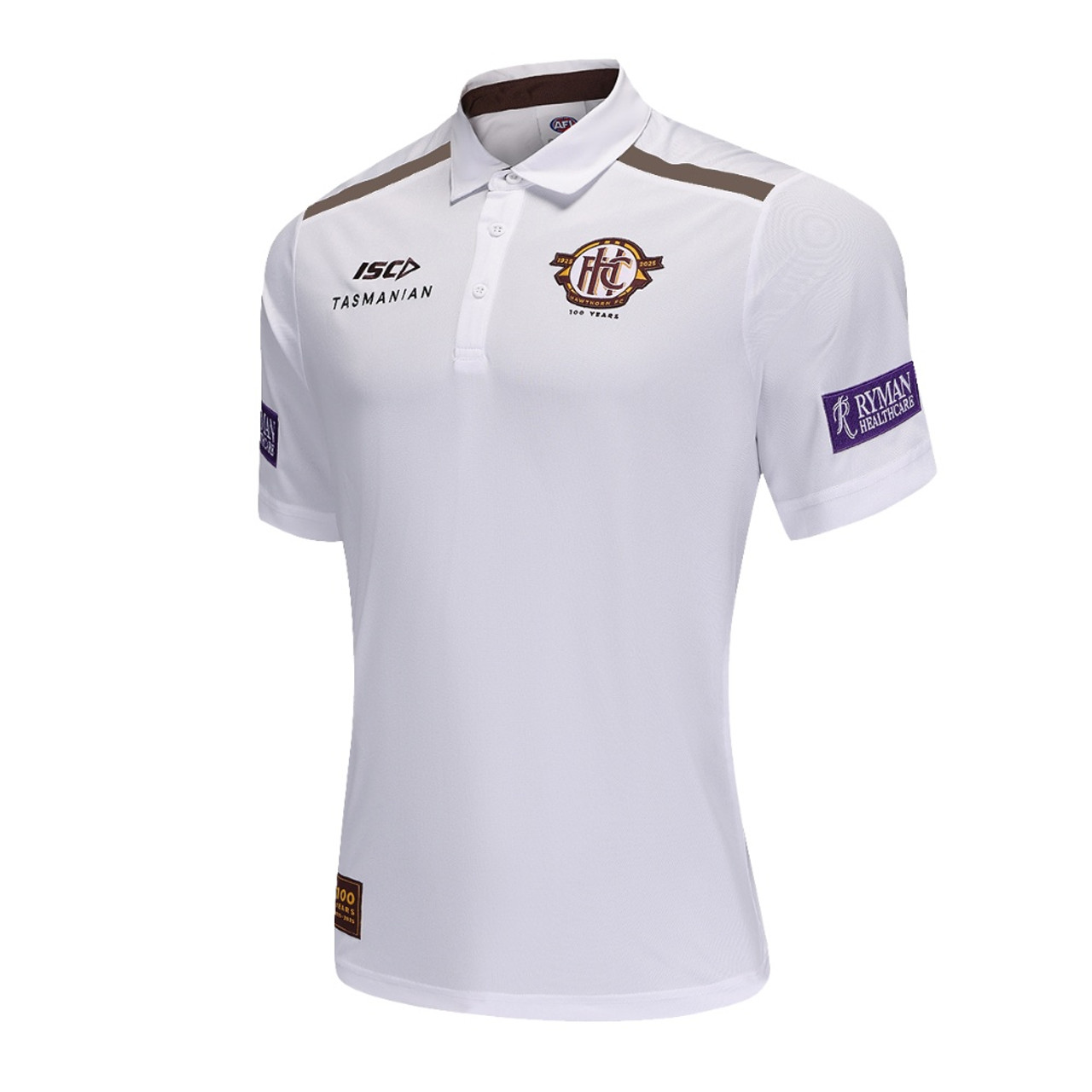 Hawthorn 2025 ISC 100 Year Mens Player Polo