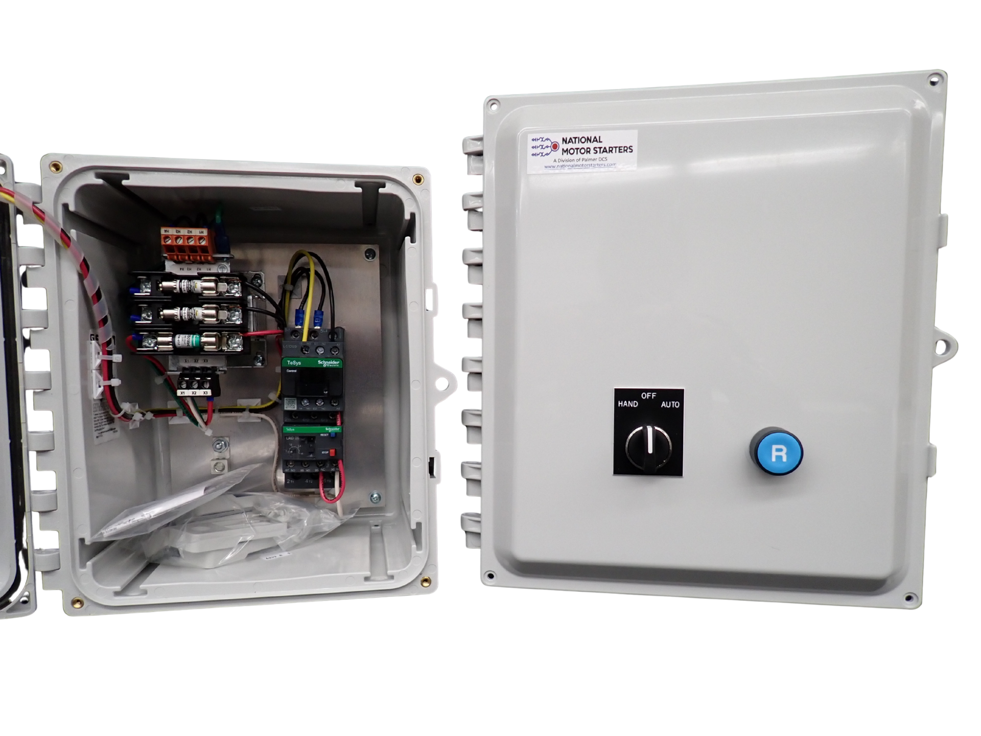 NEMA Rated 3R,4,4X,12 Enclosed Motor Starters - 460V IEC Polycarbonate ...