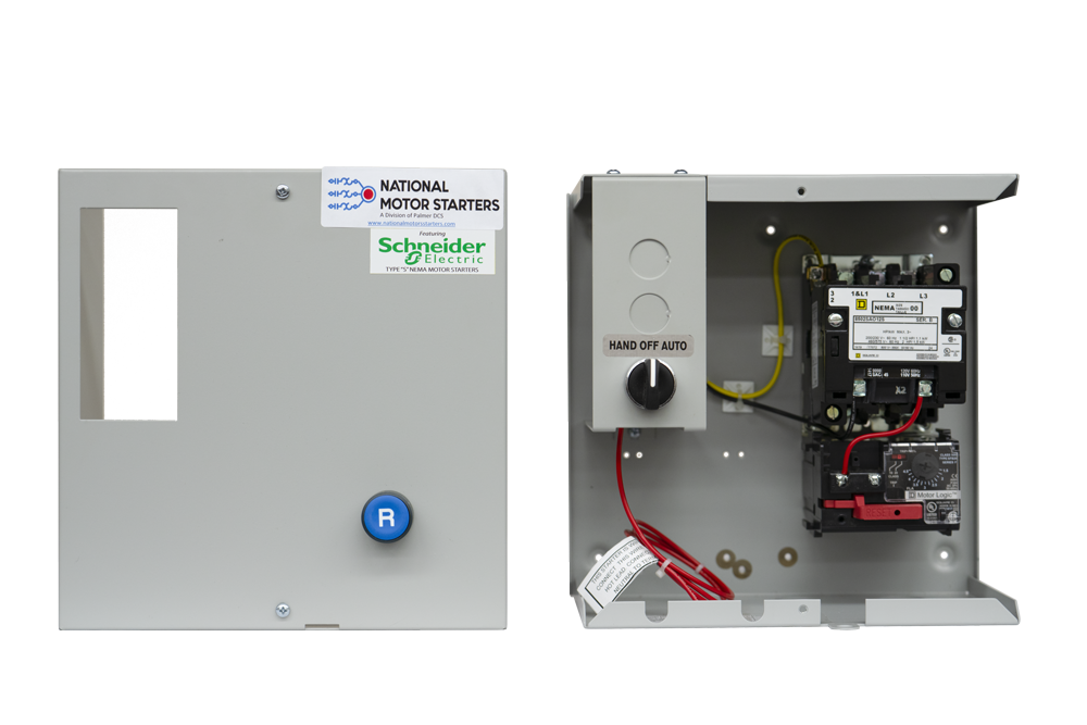 NEMA 460V 3-Phase Motor Starter with NEMA Type 1 Enclosure (S00-XC-4.5A ...