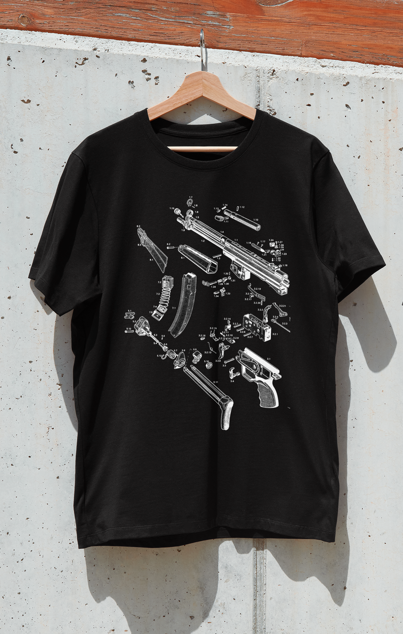 Gunshine State MP5 Diagram T-shirt
