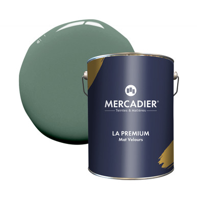 Peinture - "La Premium" - Mercadier - Couleur Figuier - 5 Litres