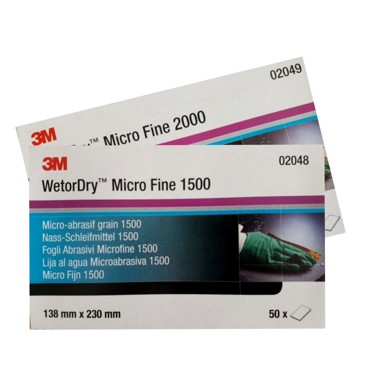 3M WET & DRY 138x230mm ULTRA FINE (PK50)