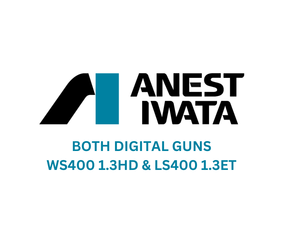 Anest Iwata WS400 1.3HD & LS400 1.3ET – Both digital guns