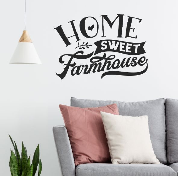 Farmhouse Decal Letter