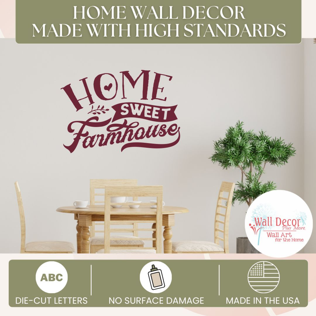 Farmhouse Decal Letter