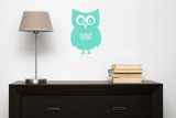 1 Large Owl with Chevrons Girls Room Vinyl Wall Art Decals Stickers