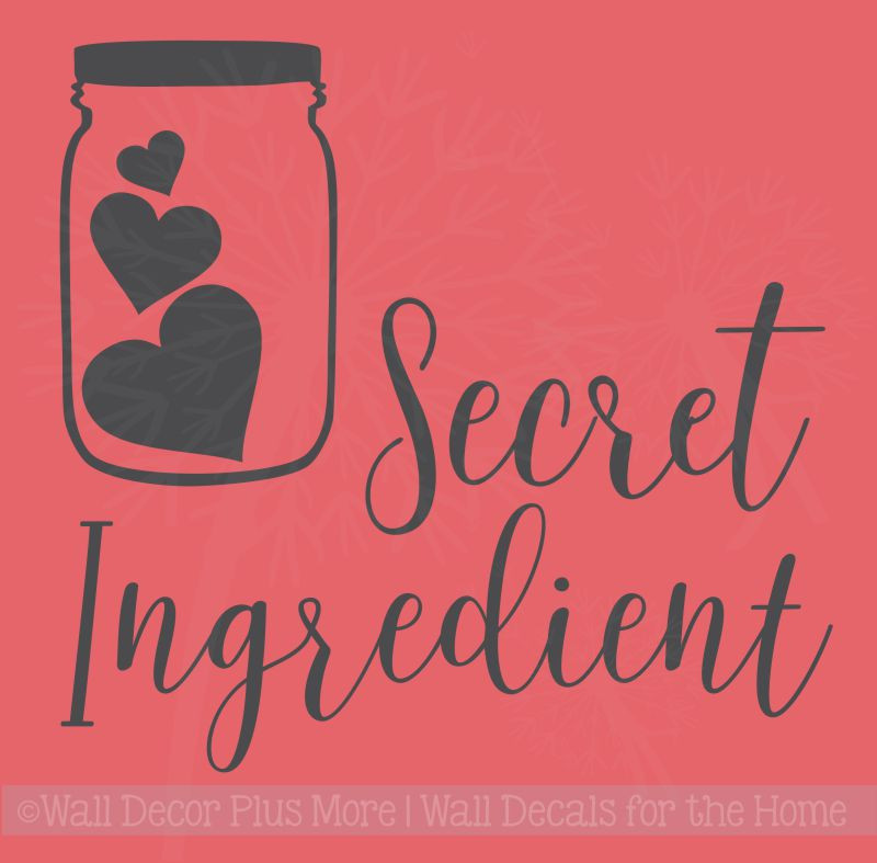 Secret Ingredient Instant Pot Decal Vinyl Art Stickers Kitchen Decor
