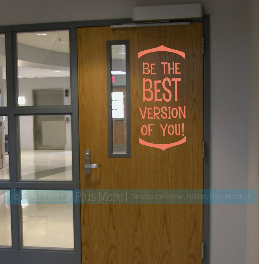 School Wall Art Sticker Be The Best You Classroom Quote Decal
