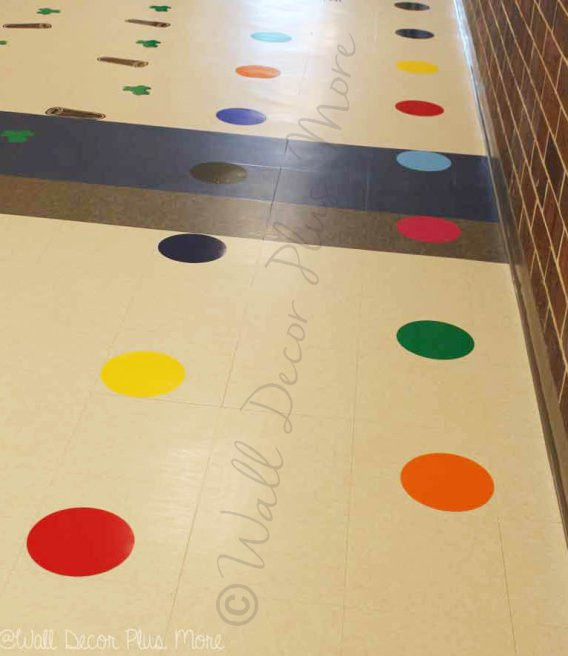 Sensory Path Package Floor Decal Stickers School Hallway Art 61ft