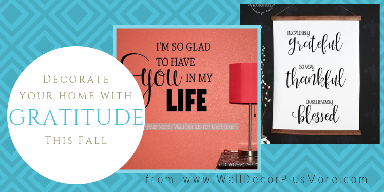 Attitude of Gratitude: Grateful Wall Art and Decor for Homes - Wall ...