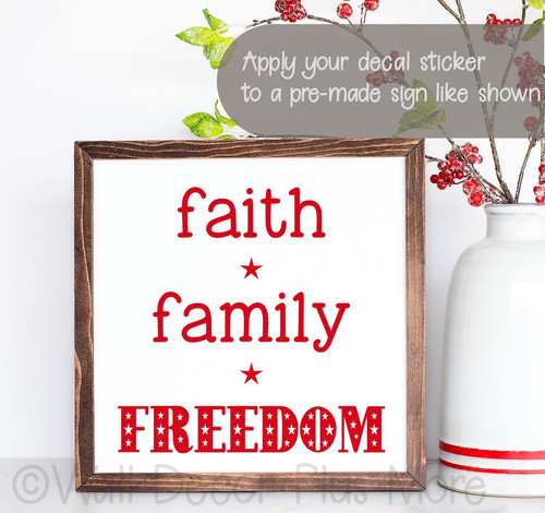 Military Wall Decals and Patriotic Vinyl Quotes for Car, Office