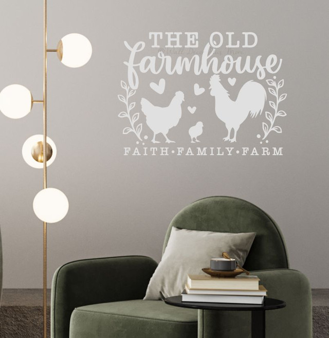 Add Rustic Charm to Any Room with Our Farmhouse Wall Decal Quote
