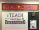 Teacher Sayings I Teach, What's Your Superpower Vinyl Lettering Wall ...