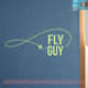 Fly Guy Fishing Wall Stickers Vinyl Art Decals Fisherman Boys Room Decor
