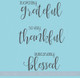 Thankful Fall Decor Wall Quotes Incredibly Grateful Vinyl Letter Decals