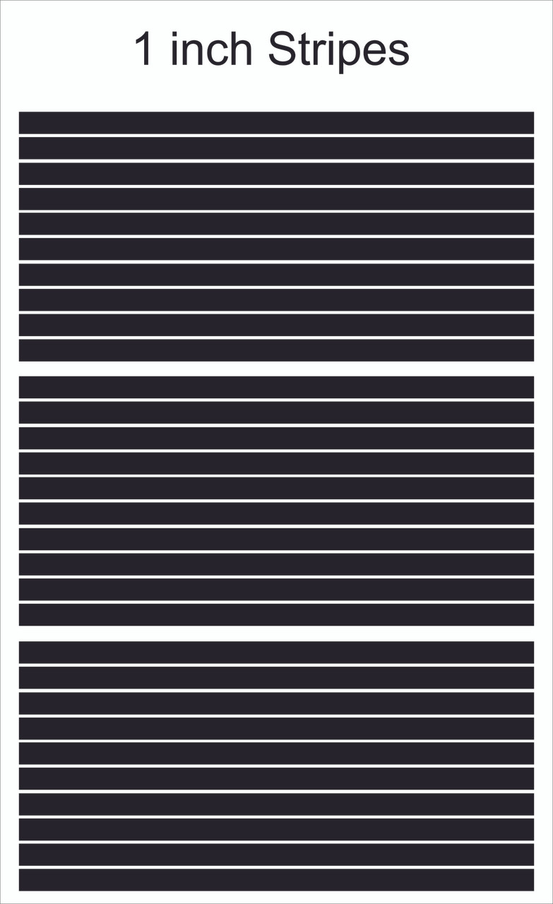Wall Decal Solid Stripes, Vinyl Stickers to Make a Room Border