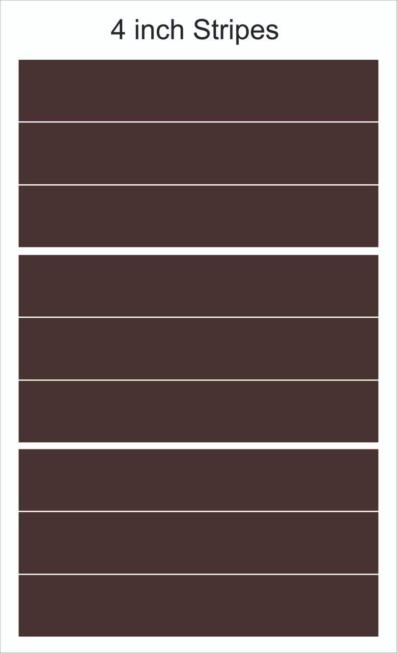 Wall Decal Solid Stripes, Vinyl Stickers to Make a Room Border