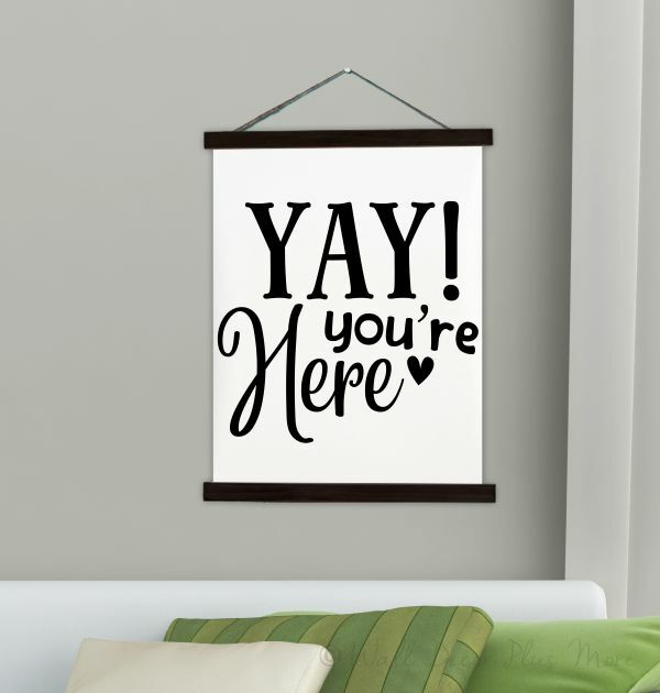 Wood and Canvas Wall Hangings for Home Decor