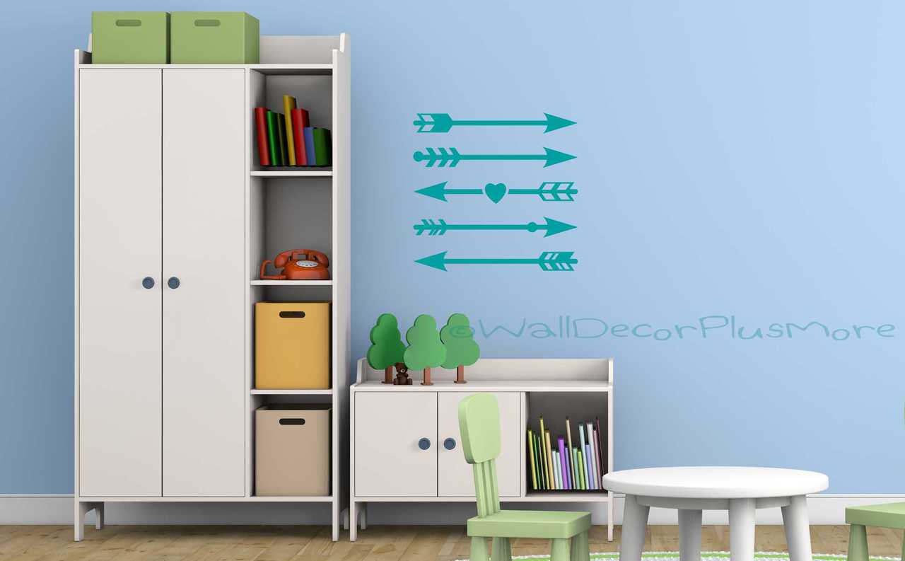 Arrow Decals 2 Pack Arrow Symbol Vinyl Decals For Car, Window, Or Wall ...