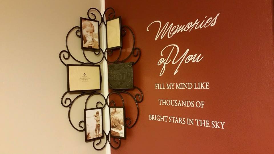 Memories of You Memory Wall Decal Saying Sympathy Vinyl Stickers Words