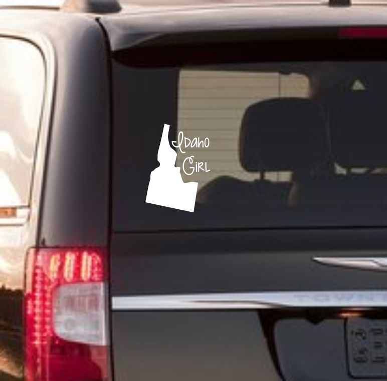 White Girl Bumper Sticker
