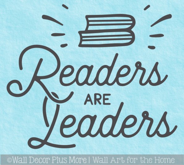 Readers are Leaders Classroom School Decor Wall Art Decal Sticker Quote