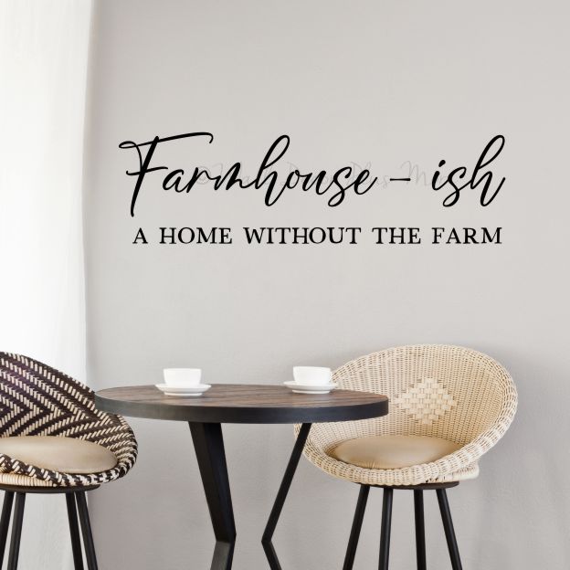 Transform Your Home with Farmhouse-ish Barn Wall Decal - Shop Now!
