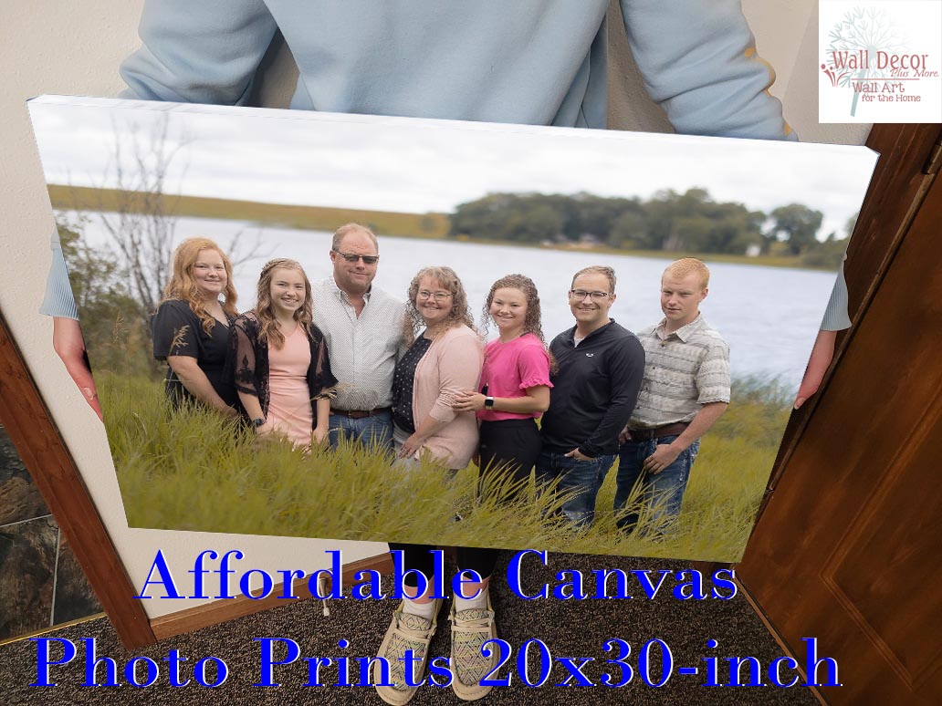 20x30-inch Canvas Photo Print Affordable Custom Canvas Wall Art