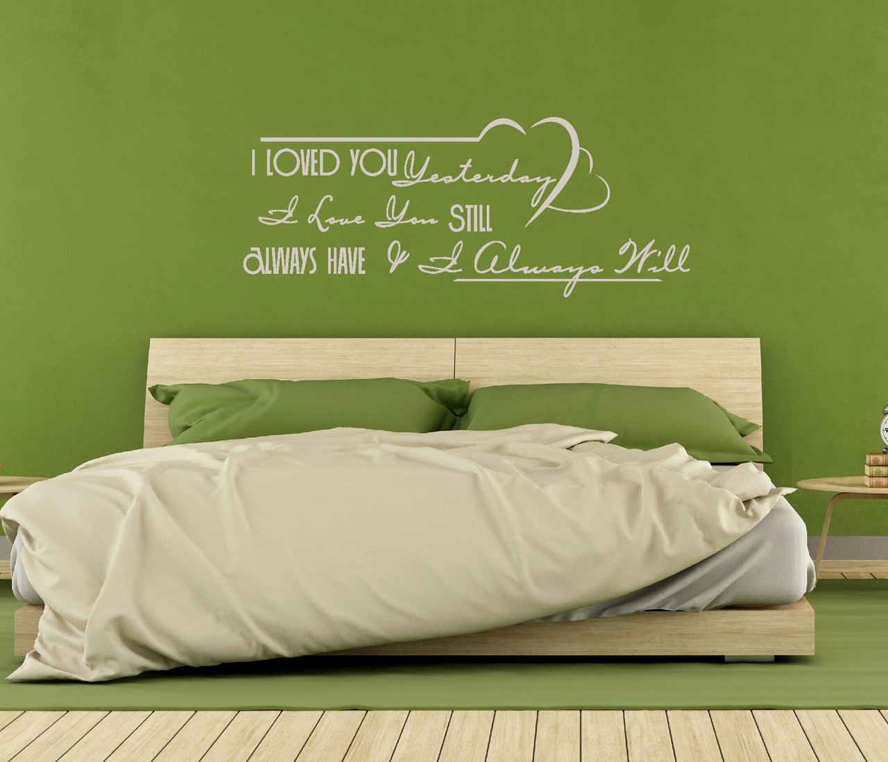 Always Love You Wall Decal Stickers Vinyl Lettering Bedroom Wedding