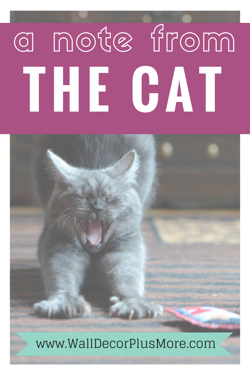 A Note From The Cat--A Funny Letter from your 4-legged Furry Love ...