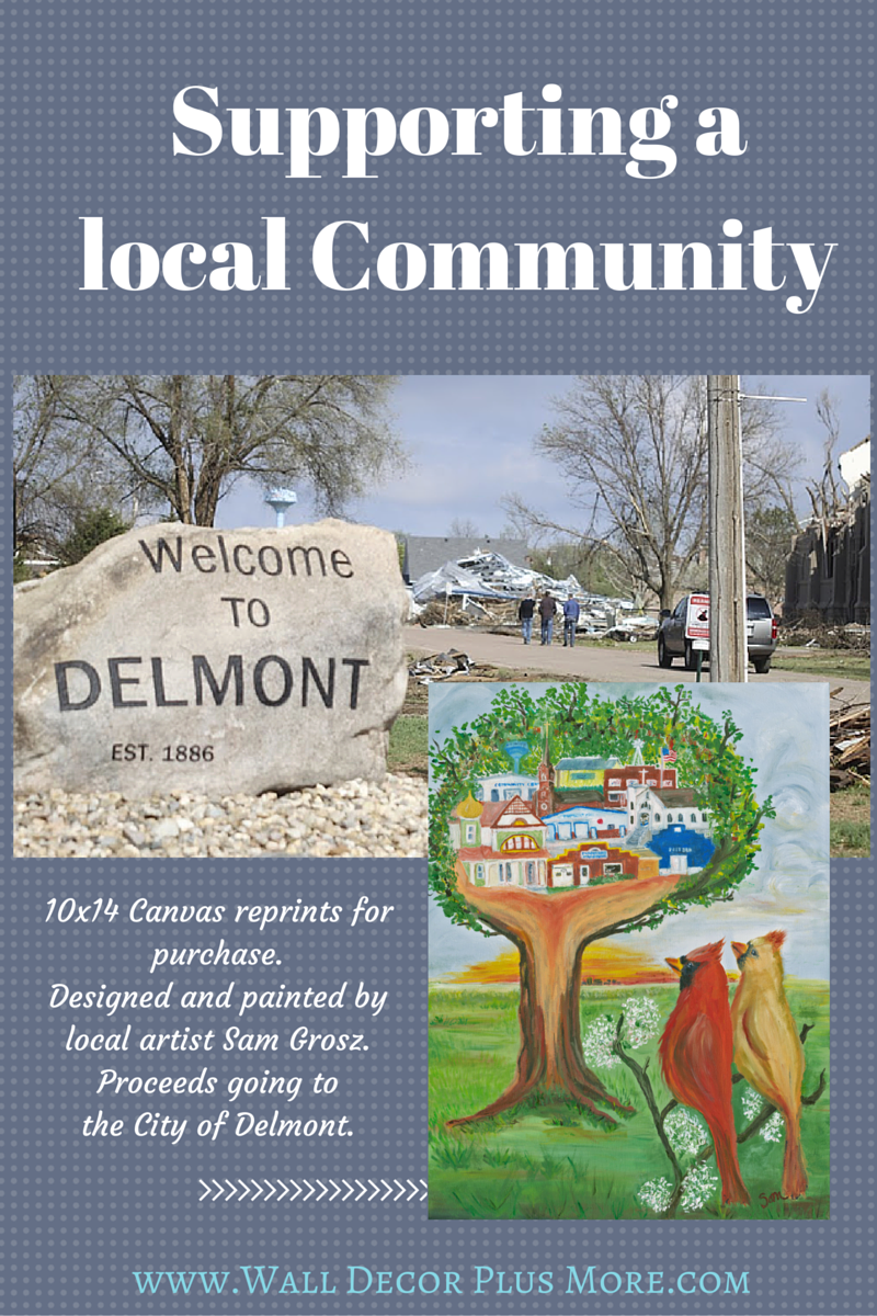 Painting for a Cause - Helping Delmont, SD - Wall Decor Plus More