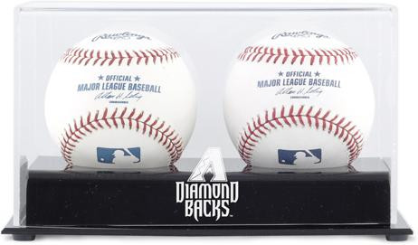 Deluxe MLB Two Baseball Cube Diamondbacks Display Case | Nikco Sports ...