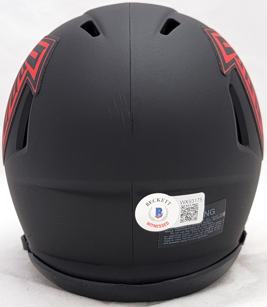 Shop Drake London Atlanta Falcons Autographed Eclipse Black Speed Mini ...